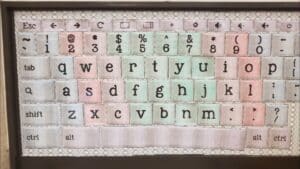 Technology Themed Decor Giant Chromebook Keyboard