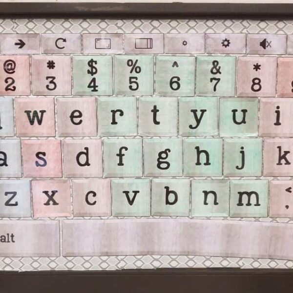 Technology Themed Decor Giant Chromebook Keyboard