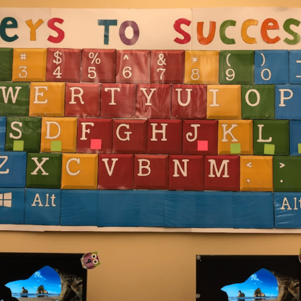 Technology Themed Decor Giant Keyboard for the Computer Lab