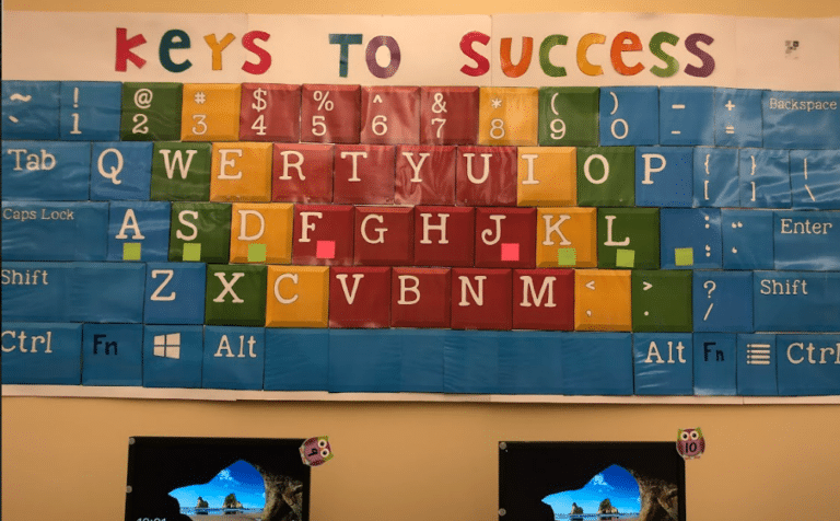 Technology Themed Decor Giant Keyboard for the Computer Lab