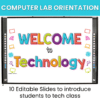 Back to School Computer Lab Orientation Presentation