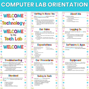 Back to School Computer Lab Orientation Presentation