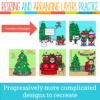 Christmas Theme Graphic Design Lesson and Activity