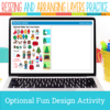 Christmas Theme Graphic Design Lesson and Activity