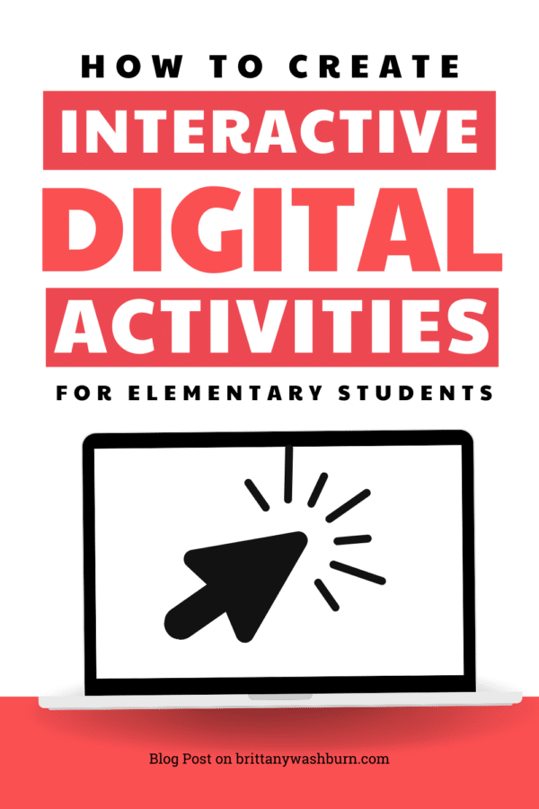 How to Create Interactive Digital Activities for Elementary Students