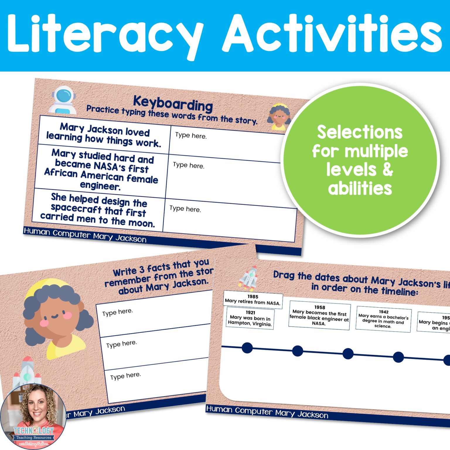 Human Computer: Mary Jackson, Engineer Digital Book Companion - Grades ...