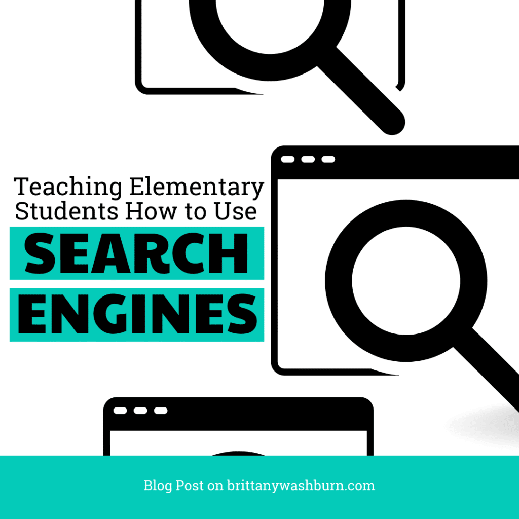 Teaching Elementary Students How To Use Search Engines
