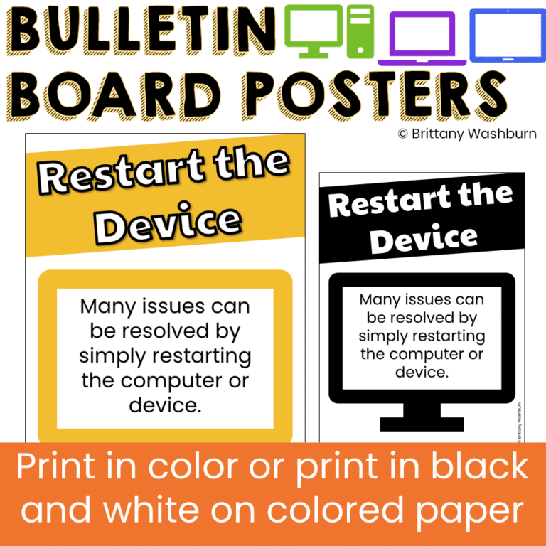 Troubleshooting Tips and Strategies Posters