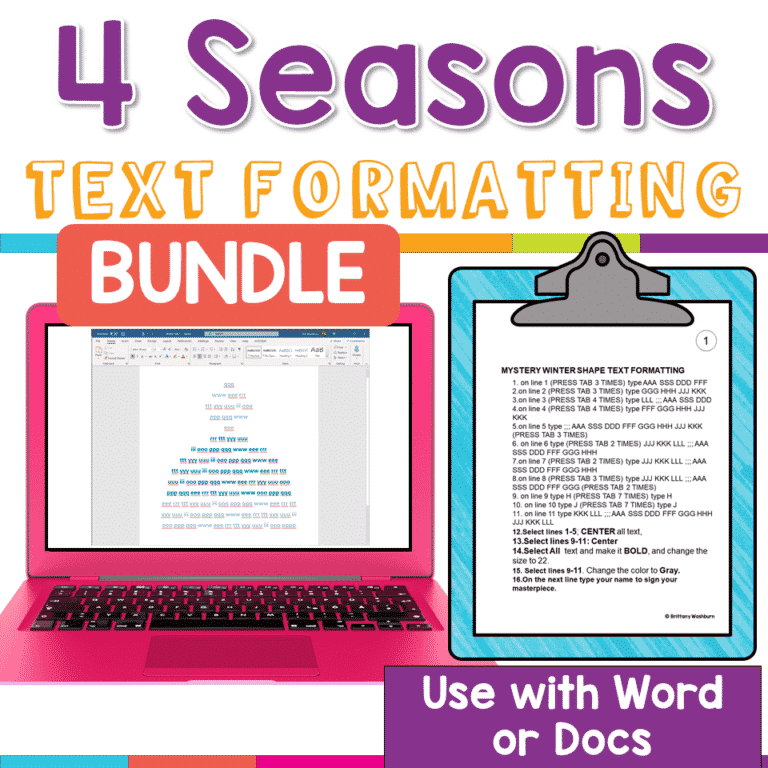 Text Formatting Freebie