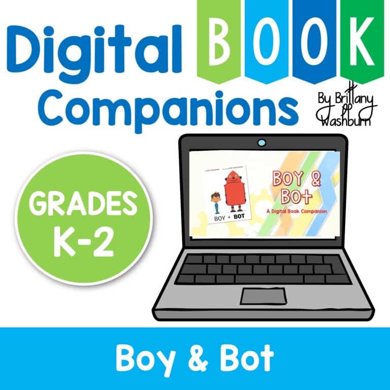 Boy and Bot Digital Book Companion - Grades K-2