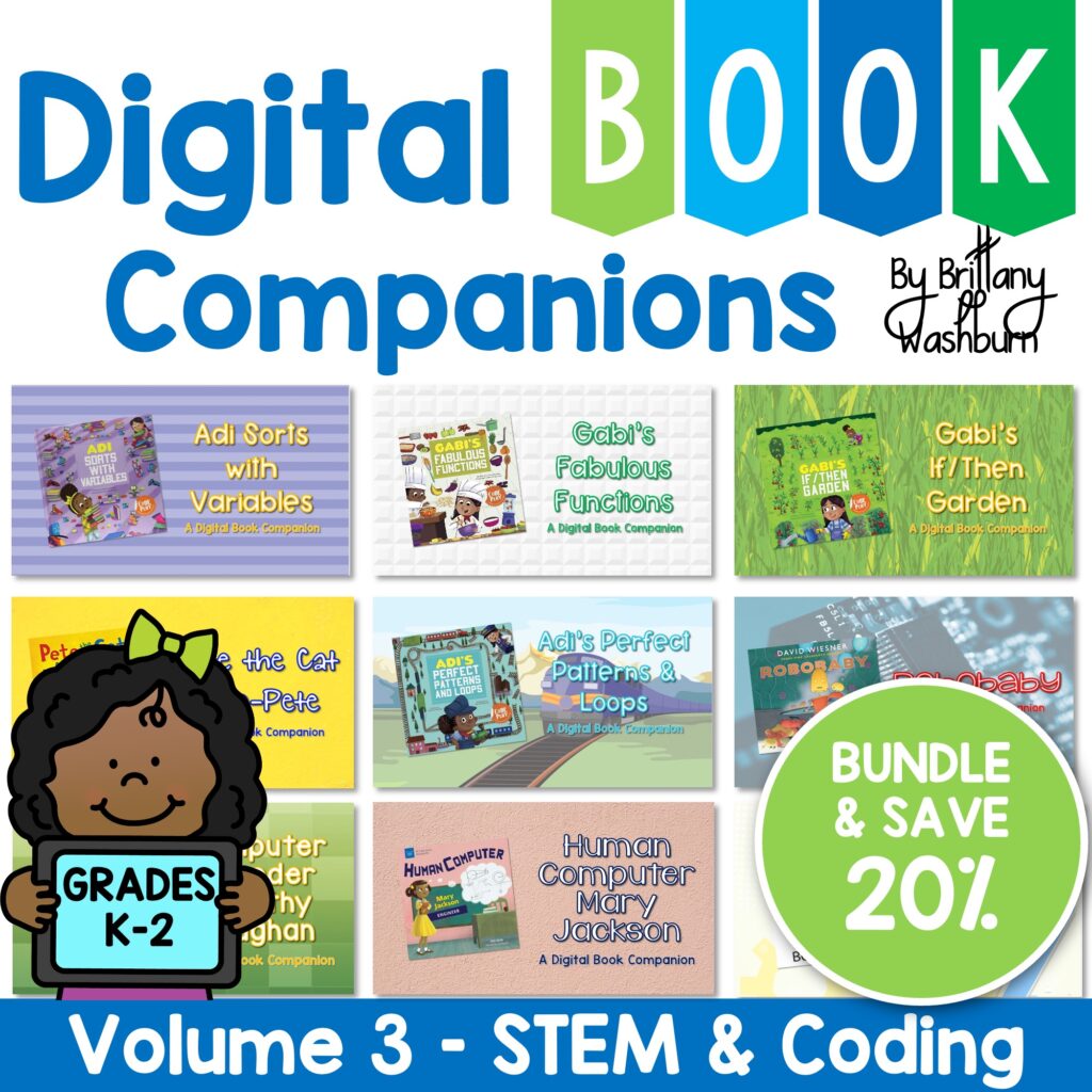 Digital Book Companions STEM Bundle for K-2