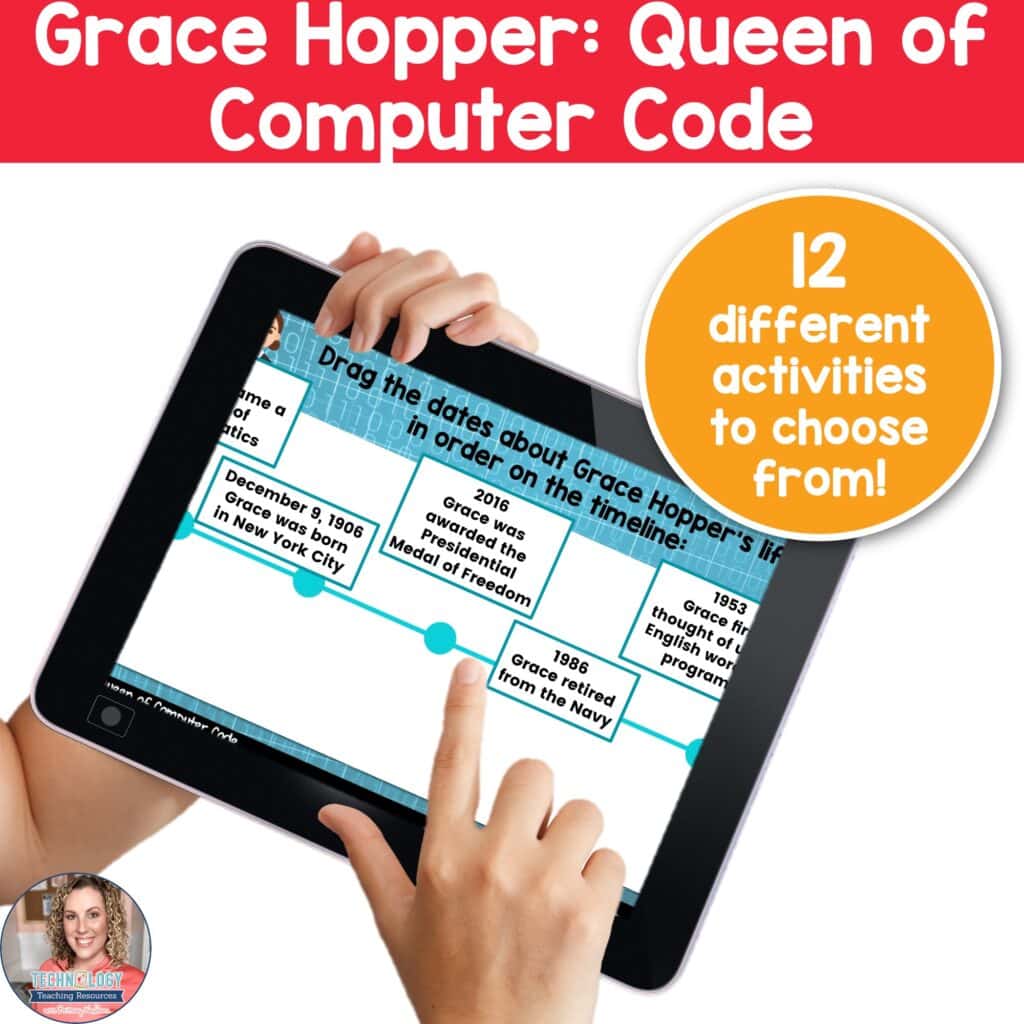 Grace Hopper: Queen of Computer Code Digital Book Companion - Grades 3-5