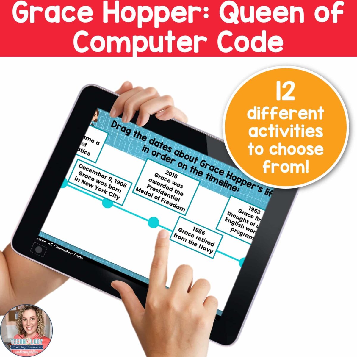 Grace Hopper: Queen of Computer Code Digital Book Companion - Grades 3-5