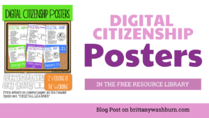 Digital Citizenship Posters Freebie