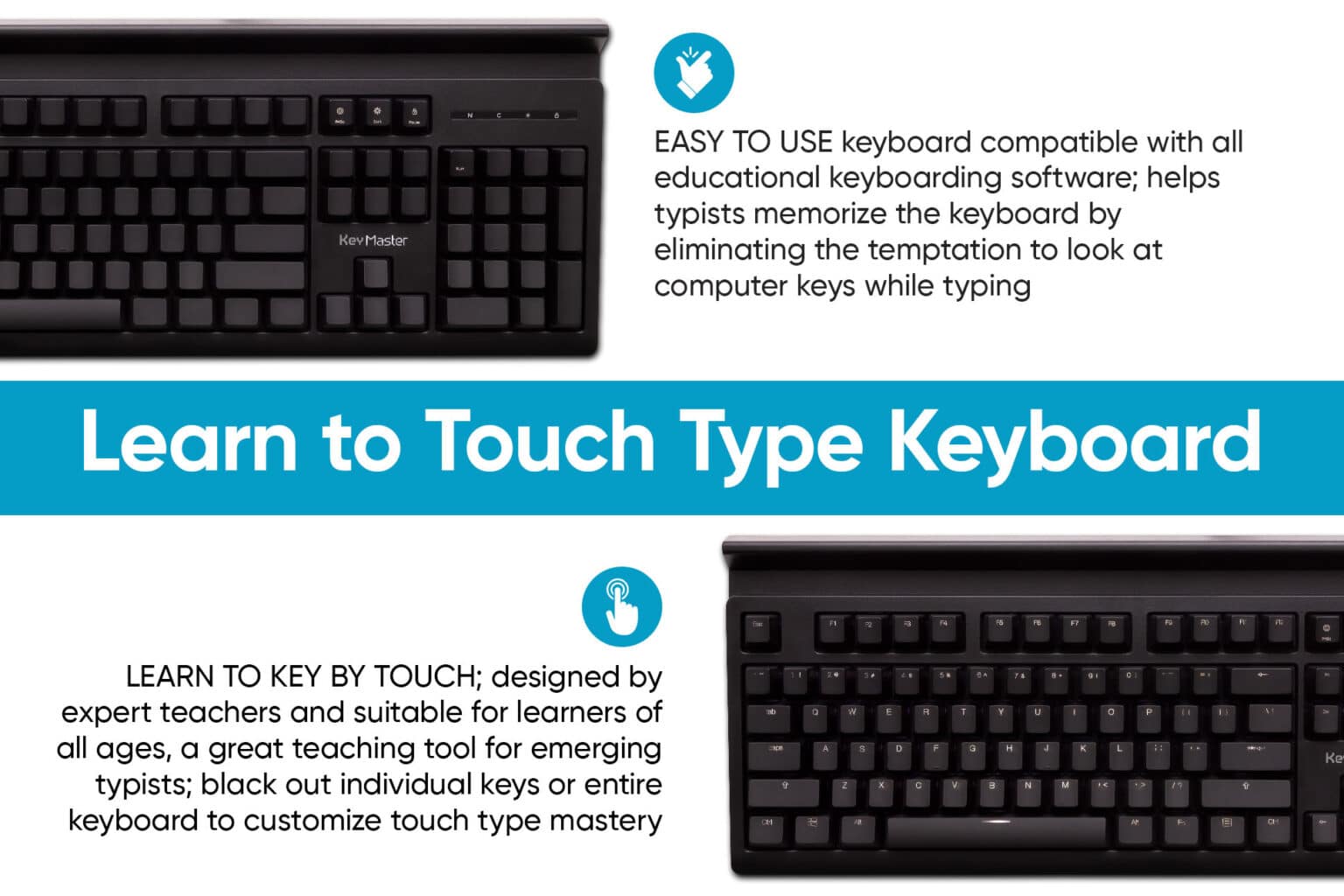 KeyMaster Learn to Type Keyboards