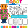 Robot Parts and Definitions Craftivity