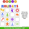 Appy Holidays Bulletin Board for Christmas
