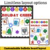 Digital Holiday Card Activity and Bulletin Board Kit for Christmas ...