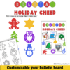 Digital Holiday Card Activity and Bulletin Board Kit for Christmas ...