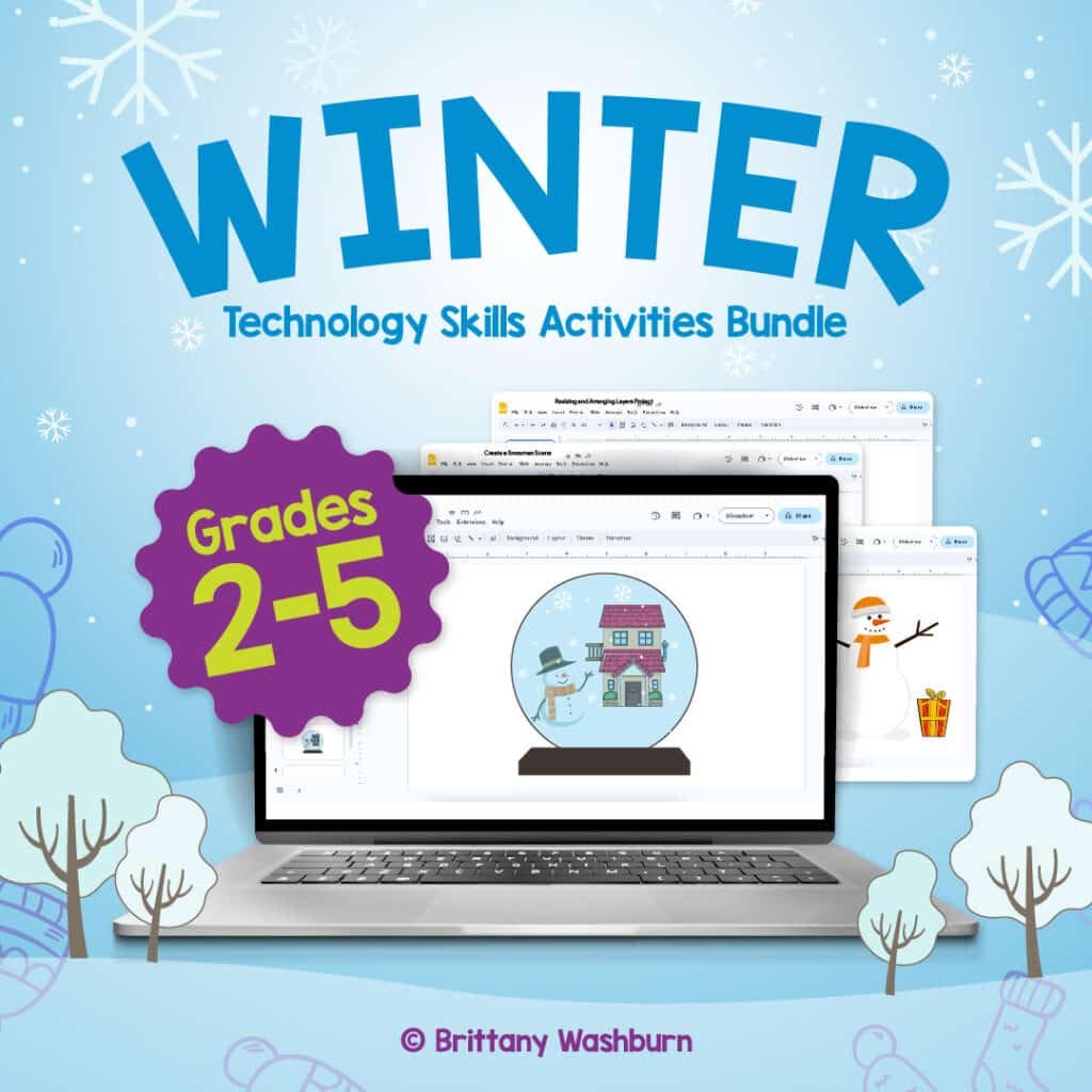 Winter Technology Skills Digital Activities Bundle
