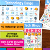 Technology Bingo Printable Cards