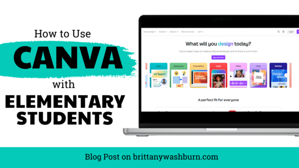 How to use Canva with elementary students