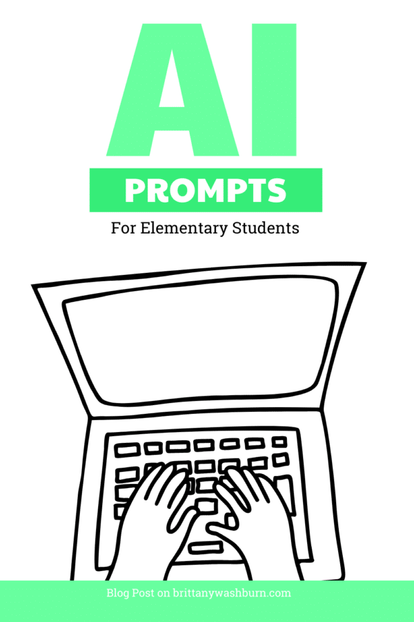 Artificial intelligence for elementary students