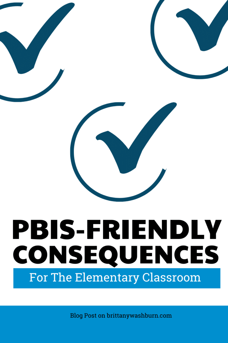 PBIS-Friendly Consequences