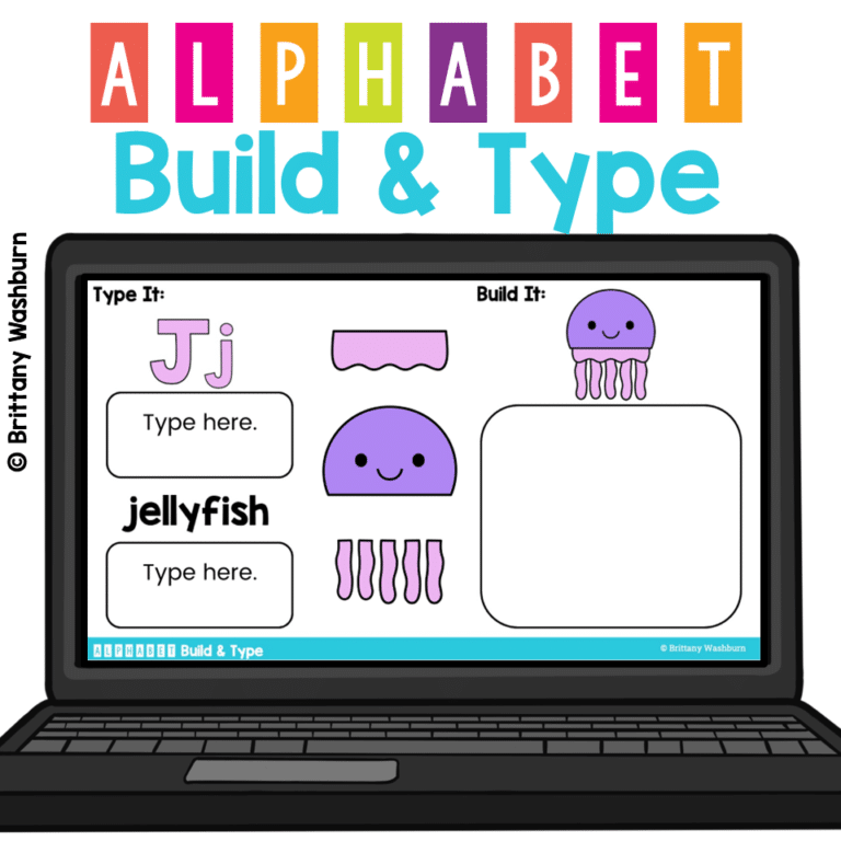 Alphabet Build and Type Digital Activity