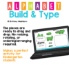 Alphabet Build and Type Digital Activity