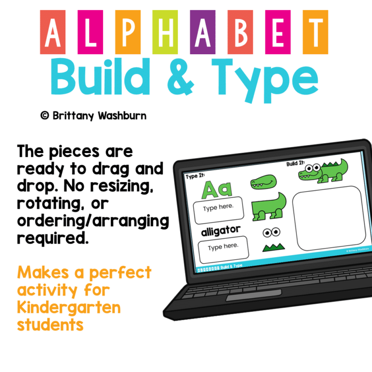 Alphabet Build and Type Digital Activity