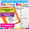 Coding Concepts Printable Task Cards