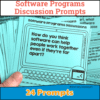 Software Programs Discussion Prompts Printable Cards