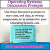 Operating Systems and User Interfaces Discussion Prompts Printable Cards