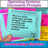 Operating Systems and User Interfaces Discussion Prompts Printable Cards