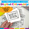 Digital Citizenship and Netiquette Printable Task Cards