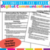 Digital Communication Printable Task Cards