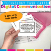 Digital Communication Printable Task Cards