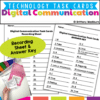 Digital Communication Printable Task Cards