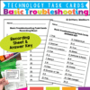 Basic Troubleshooting Printable Task Cards