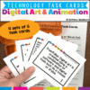 Digital Art and Animation Printable Task Cards