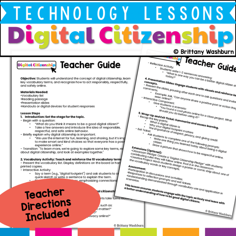 Digital Citizenship Lesson