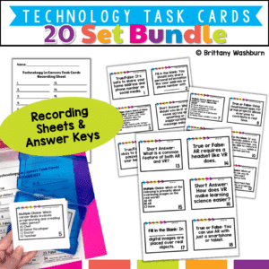 Technology Topics Task Cards Bundle